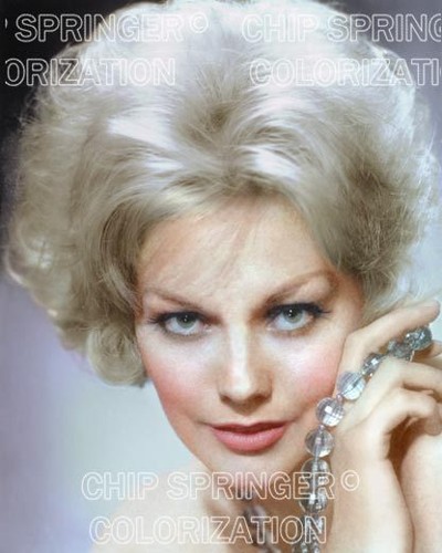 KIM NOVAK WITH BIG HAIR AND JEWELS SEXY BEAUTIFUL COLOR PHOTO BY CHIP ...