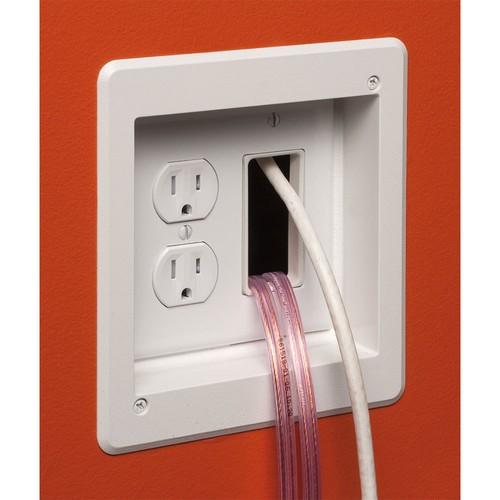 Arlington TVBU505 2-Gang Recessed Power and Low Voltage TV Box | eBay