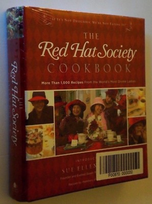 THE RED HAT SOCIETY COOKBOOK Brand NEW Factory Sealed Hardcover Book ...