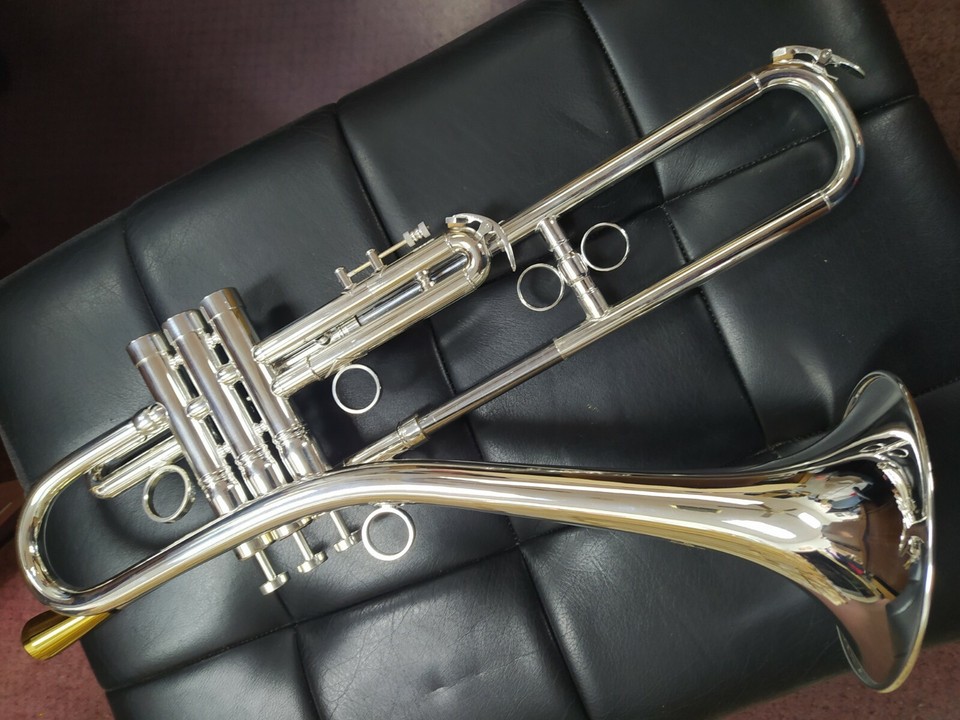 Bb FireBird Trumpet w/Trombone Perfect4 Jazz EZ Transpose Silver by ...