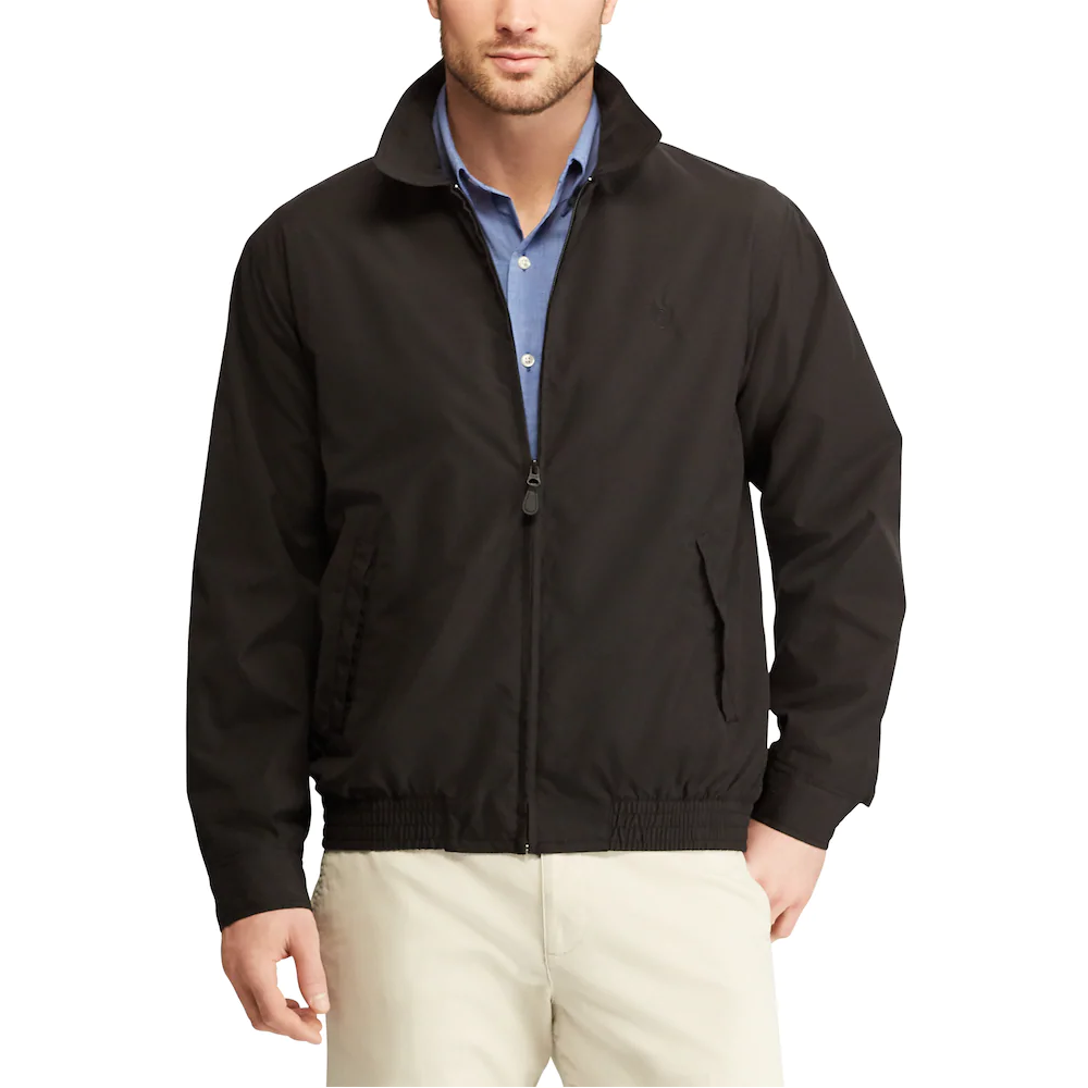 Big & Tall Barracuda Chaps Twill Full-Zip Jacket M,L,XL,XXL Black | eBay