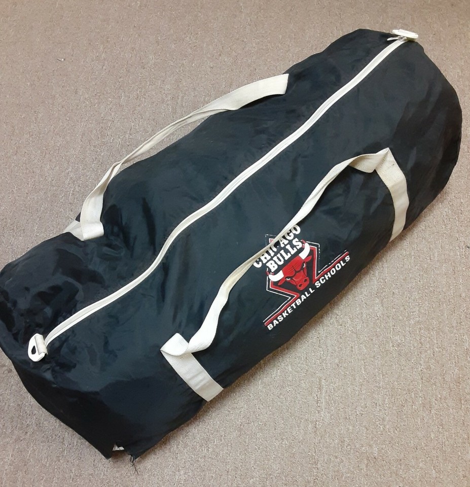 CHICAGO BULLS BASKETBALL SCHOOLS Gym Ball Bag - 90s Era NBA Vintage | eBay