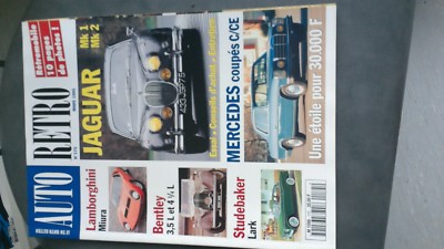 rare Magazine Auto Rétro n°175 mars 1995 SPECIAL JAGUAR MK1 port offert ...