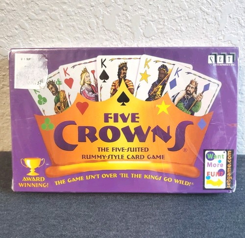 NEW 2013 Edition Five Crowns Card Game By SET Games Sealed & Complete ...