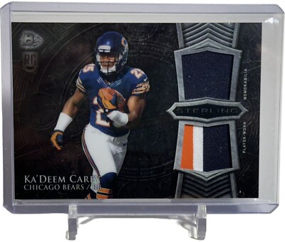 Ka'Deem Carey 2014 Sterling Rookie Dual Patch Card #BSRDR-KC W/Top ...
