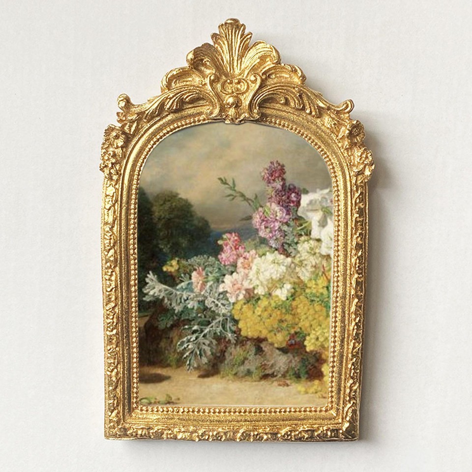 European Style Resin Photo Frame Retro Decorative Carved for Home Decor ...