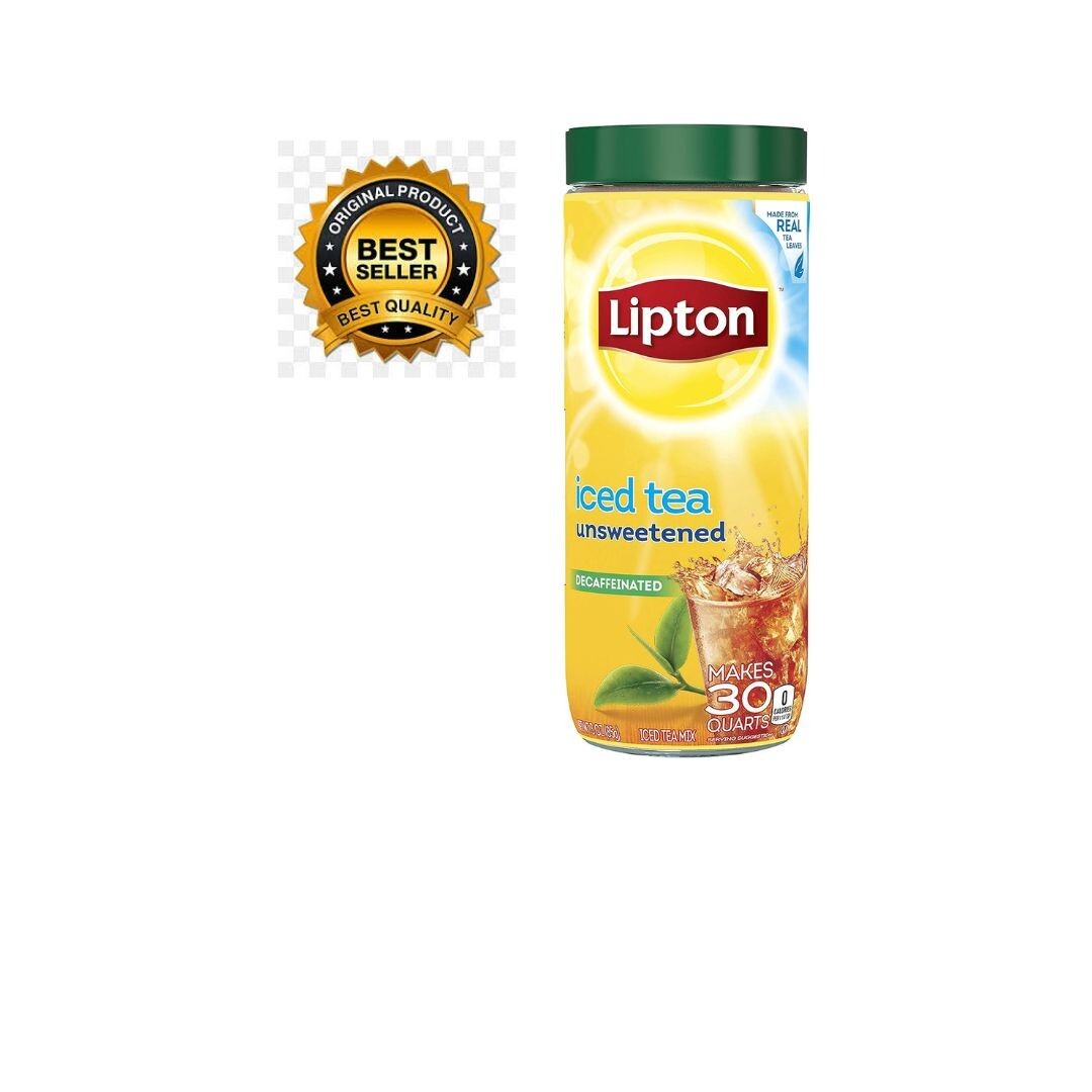 Lipton Black Iced Tea Mix Decaffeinated Unsweetened 30 Qt Instant | eBay