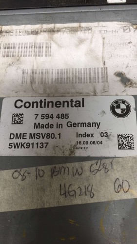7 594 485 BMW 528 528i 2008-2010 engine control module computer | eBay