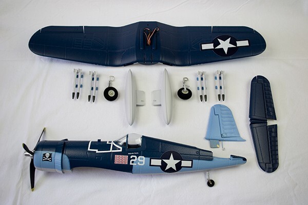 RC Airplane Aircraft Warbird Hi-Tec F4U-1 Corsair 750mm 29.5" Wingspan ...