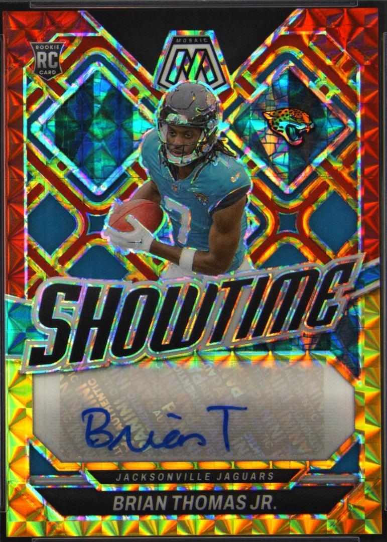 2024 Panini Mosaic - Showtime Signatures Brian Thomas Jr. #SS-BTJ ...