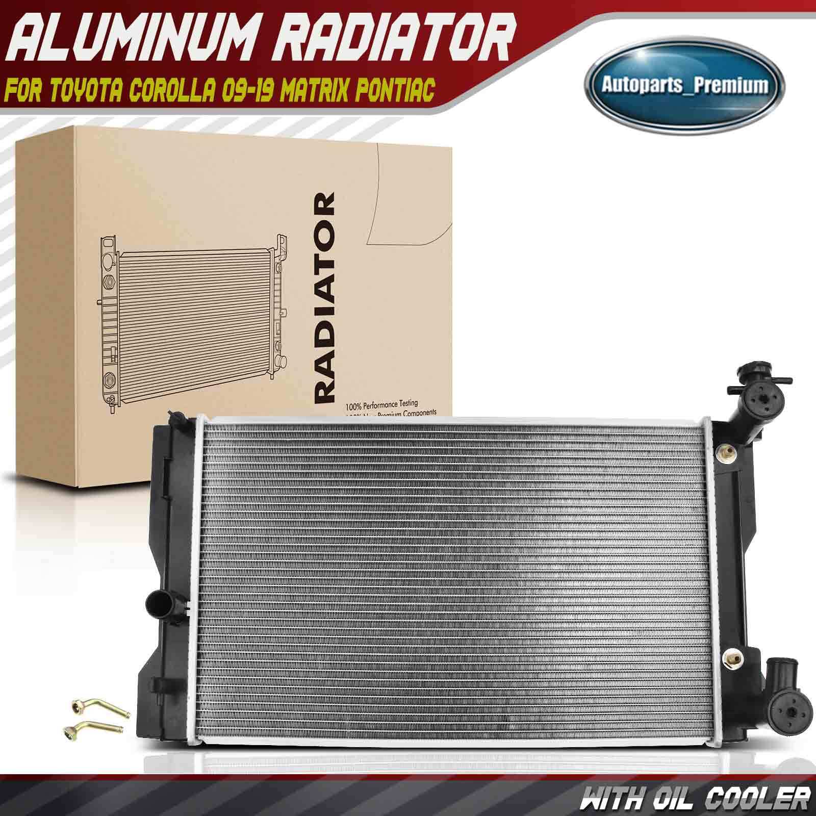 Radiator for Toyota Corolla 09-19 Matrix 09-14 Pontiac Vibe L4 1.8L ...