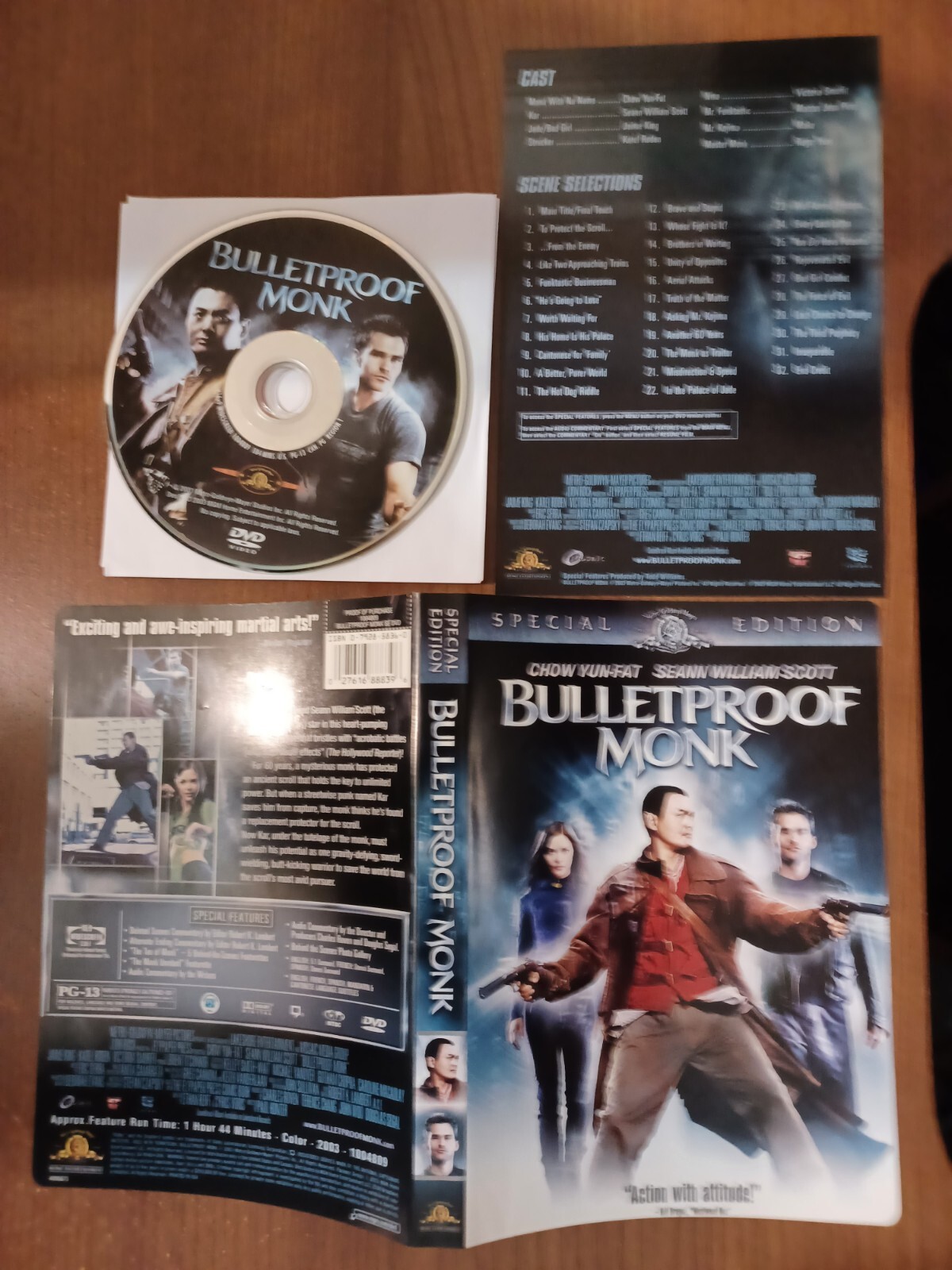 Bulletproof Monk Special Edition (DVD & Artwork ONLY) Very Good ...