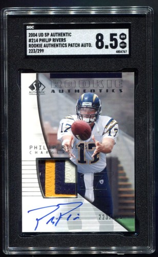 2004 SP Authentic Philip Rivers RC Patch AUTO 223/299 | eBay