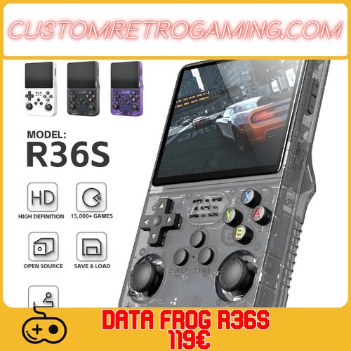 [Customisation Console Retro] Console Portable Data Frog R36S | eBay
