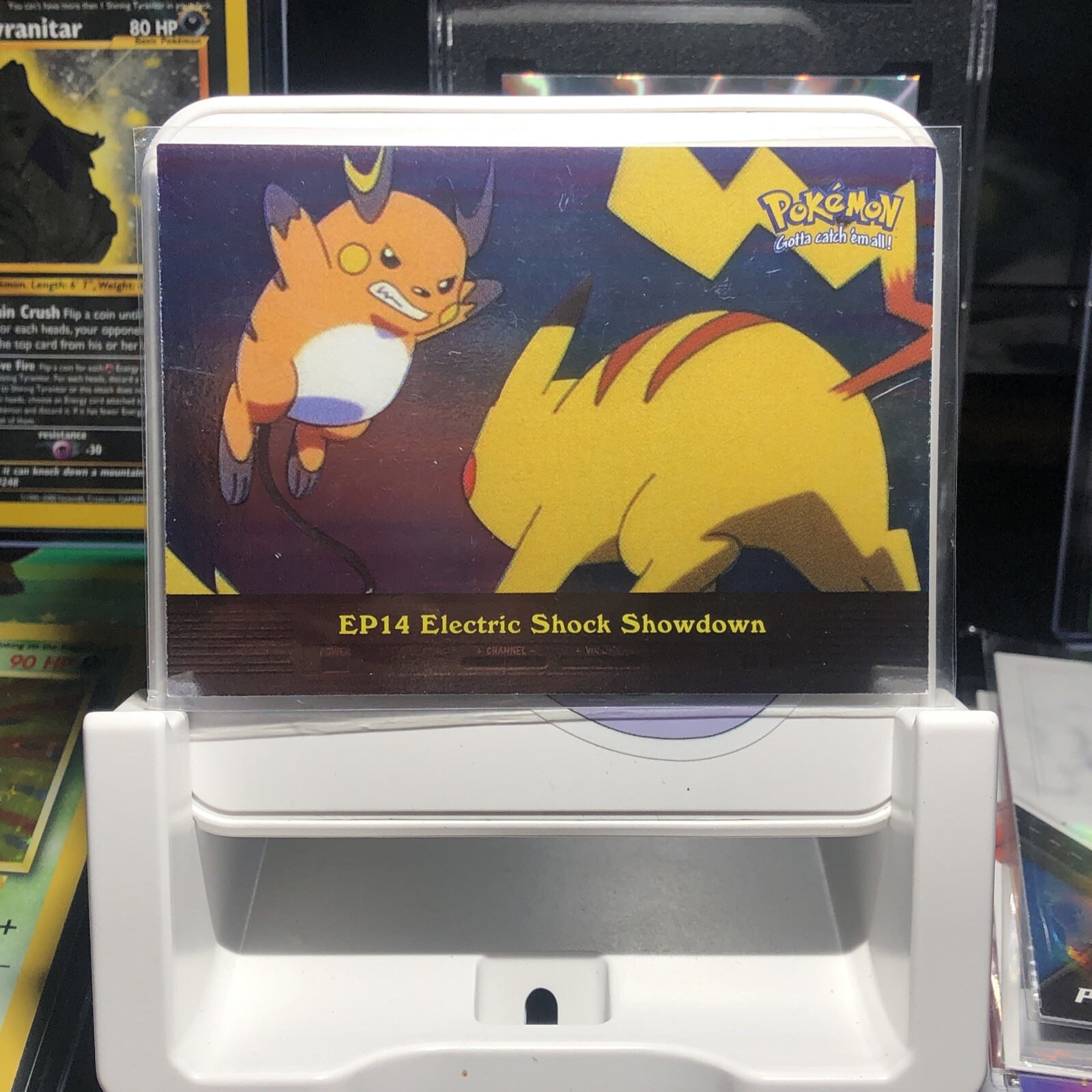 TOPPS POKEMON EP14: ELECTRIC SHOCK SHOWDOWN -ANIMATED TV SERIES CARD ...