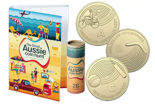 2019 Great Aussie Coin Hunt 1 - New Folder with Unopened Coin Roll ...