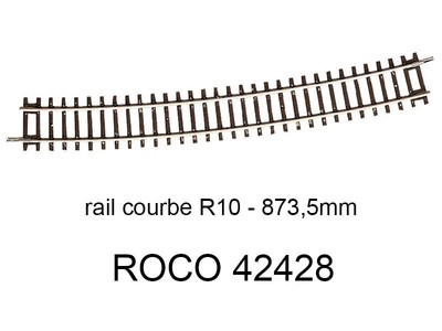 ROCO Rail courbe R10 888mm 15 degrés - ROCO 42428 | eBay