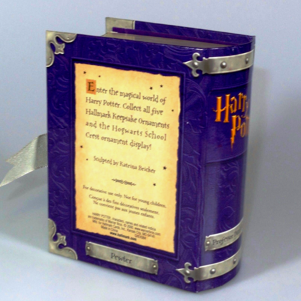 NEW Hallmark Harry Potter Pewter Ornament: "Professor Dumbledore" RARE ...