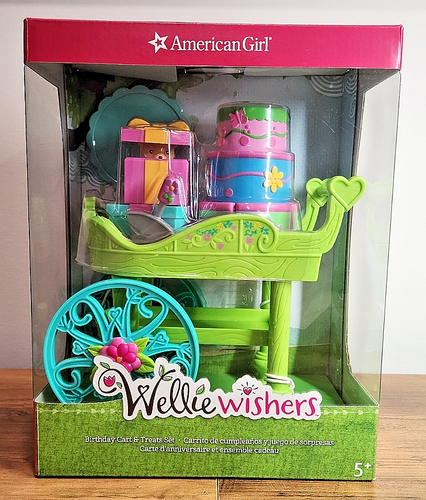 American Girl Wellie Wishers Birthday Cart & Treats Set - SEALED NIB | eBay