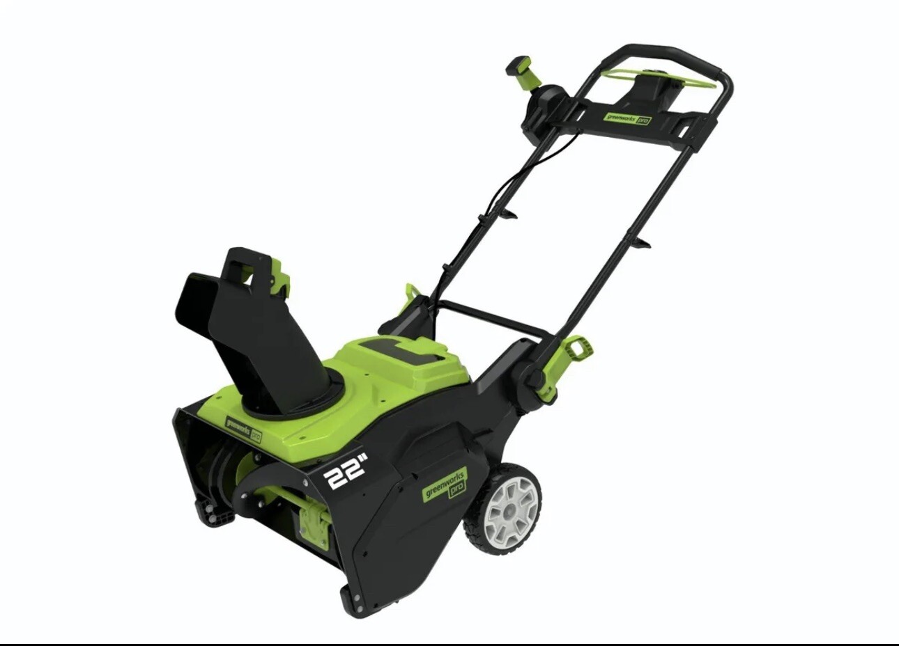 GreenWorks 2601302 Track Snowblower -Green 841821019907 | eBay