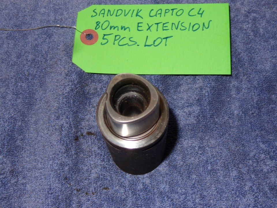 SANDVIK CAPTO C4 80mm EXTENSION 5PCS. LOT | eBay