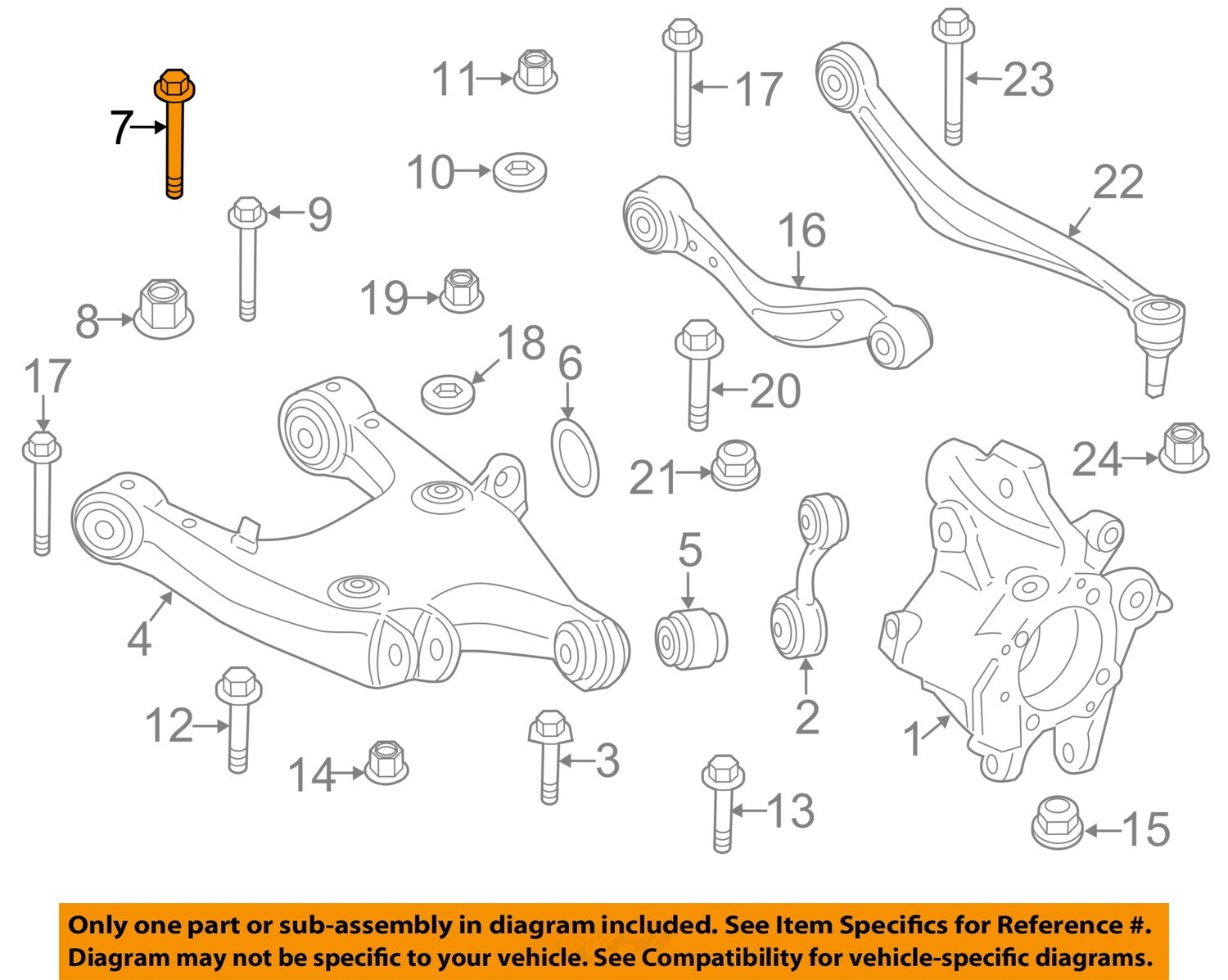 Genuine BMW Lower Control Arm Bolt 07119906898 for sale online | eBay