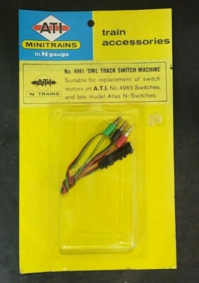 ATI Minitrains - Vintage N Scale #4961 Small Track Switch Machine - NOS ...