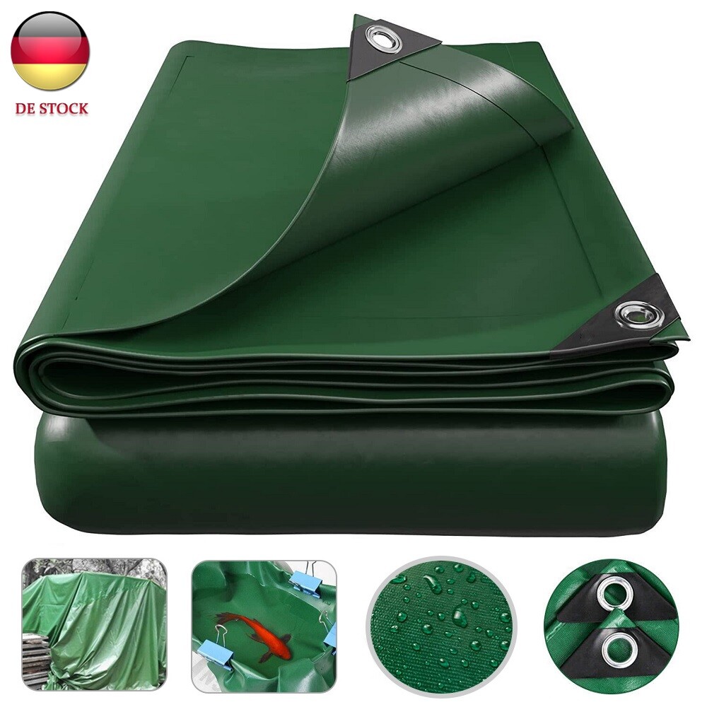 LKW ABDECKPLANE 450G/M² MIT ÖSEN WASSERDICHT PVC SCHUTZPLANE ...