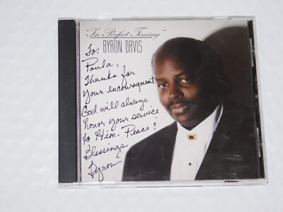 Byron Davis - In Perfect Timing Autographed CD Free Shipping | eBay