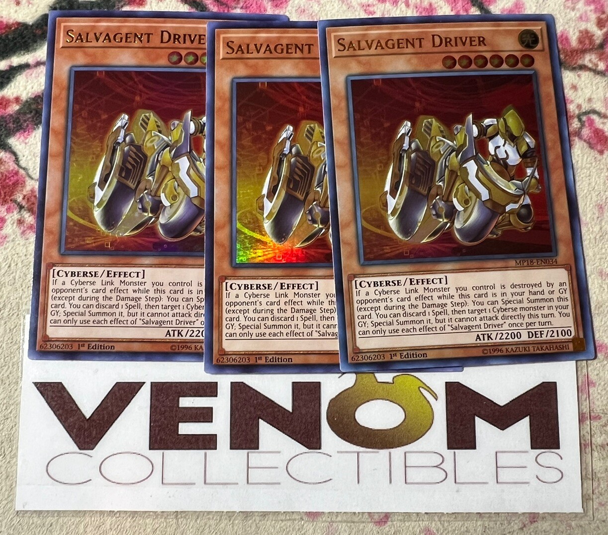 3x (M/NM) - Salvagent Driver - MP18-EN034 - Ultra Rare - 1st Edition YuGiOh | eBay