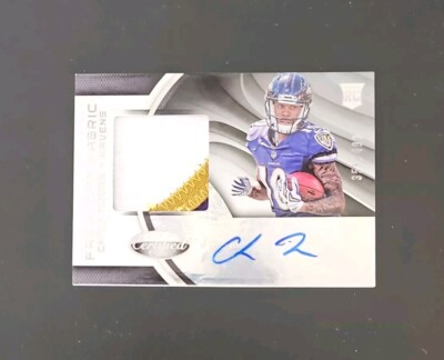 2016 Certified Freshman Fabric #223 Chris Moore AU MEM RC #'d 355/499 ...