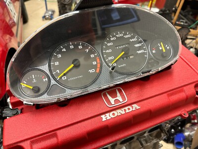 JDM Honda DC2 Integra Type R Gauge Cluster 4431 KM super low miles!! | eBay
