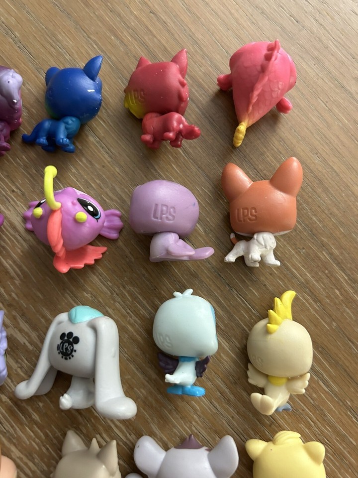 Littlest Pet Shop Authentic Mini Size Pets Dogs Cats Rabbit Monkey (25 ...