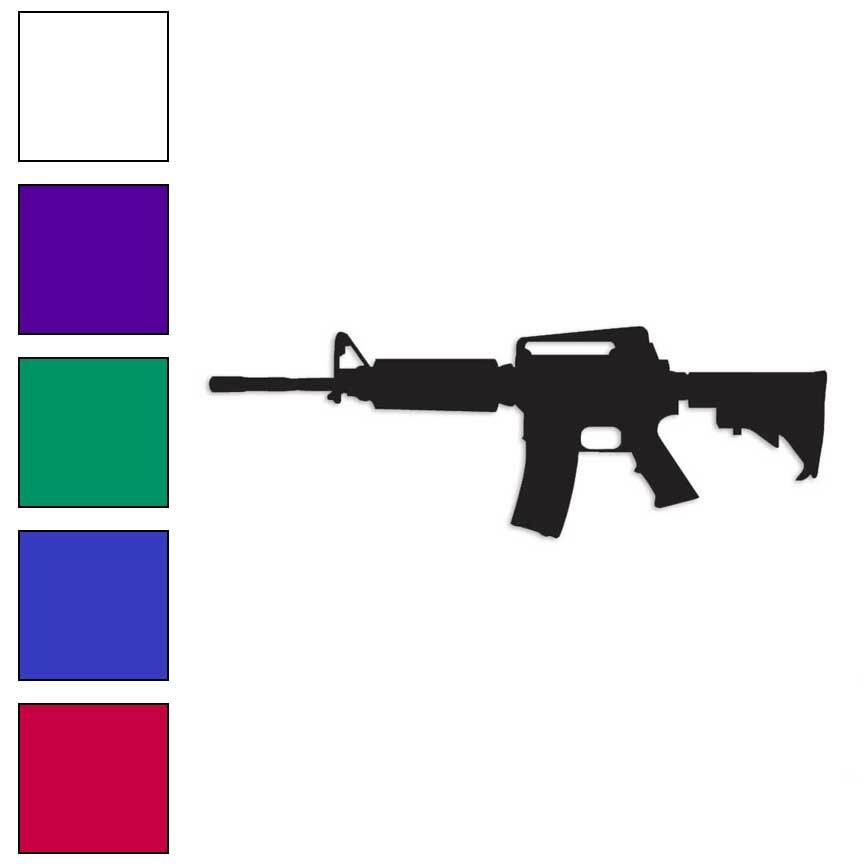 M4 Silhouet Sticker