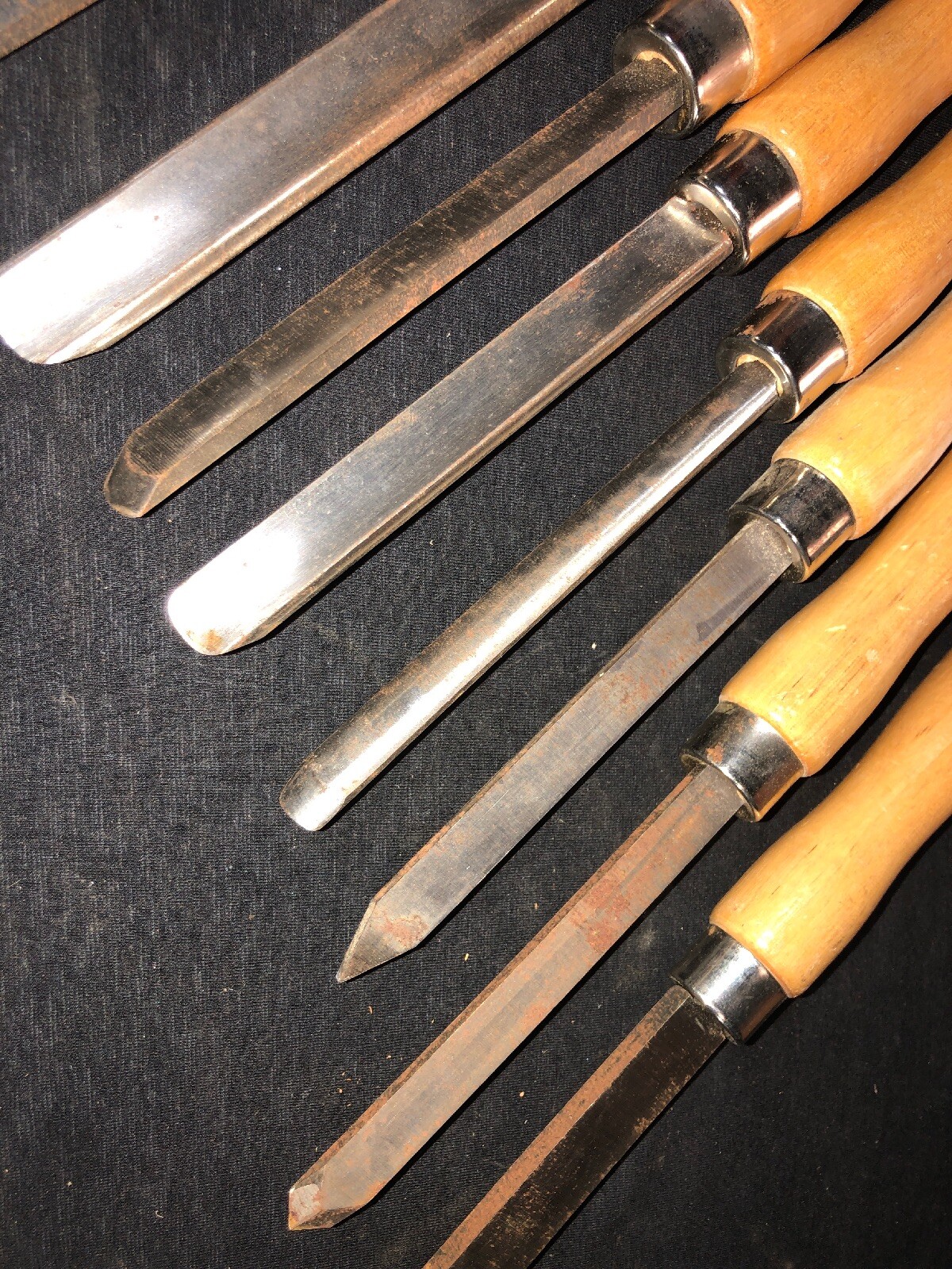 Vintage Wood Chisel Set w/Custom Made Mountable Brackets Off Of A J ...