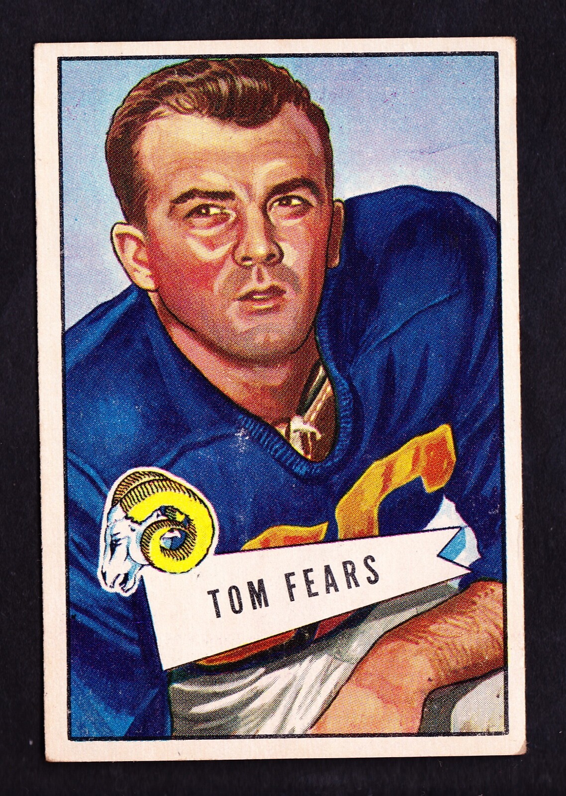1952 BOWMAN LARGE #13 TOM FEARS RAMS | eBay