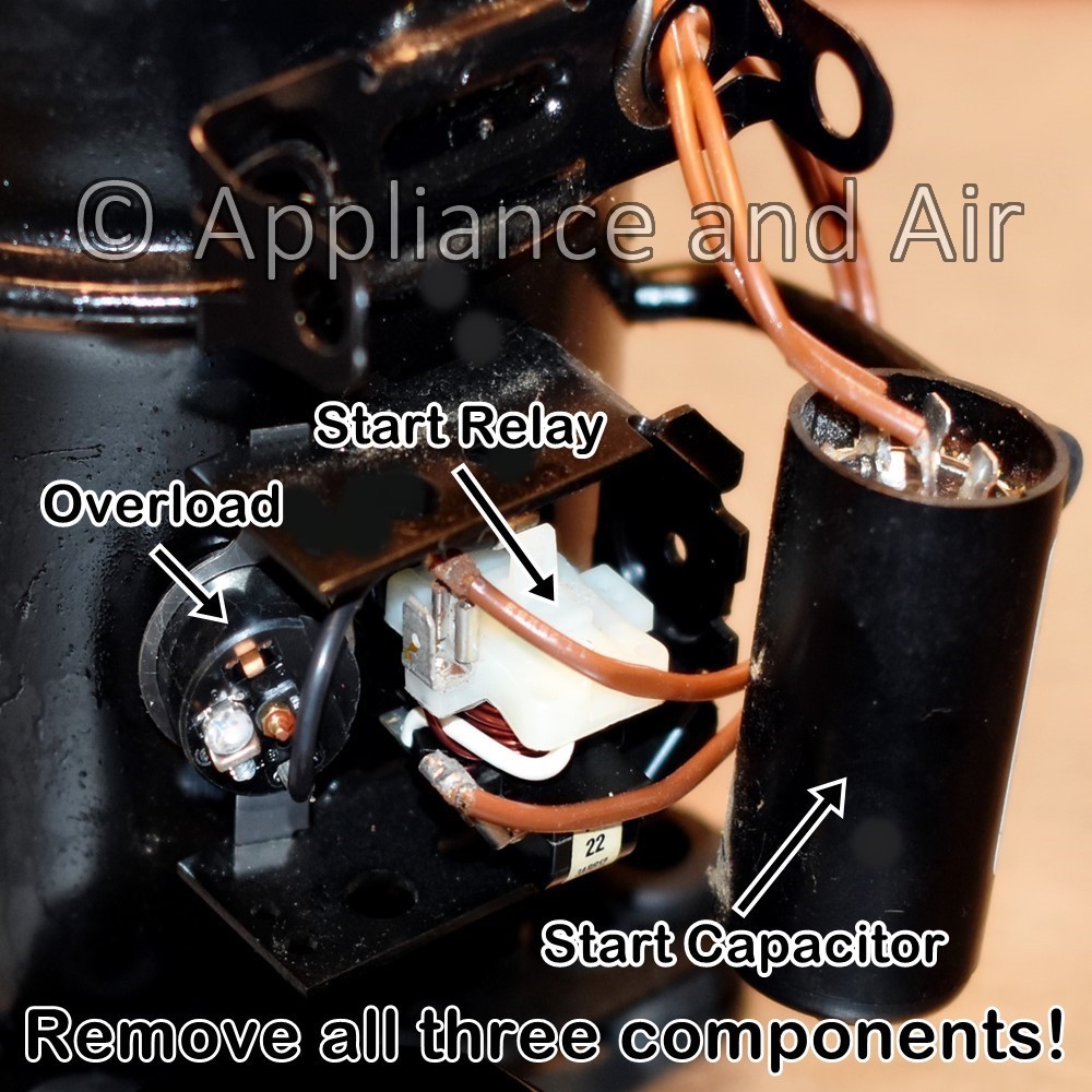 DIXIE NARCO ECC BEVMAX 1/2 HP Compressor 3 n' 1 Start Relay Capacitor ...