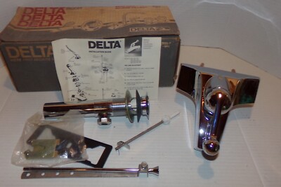 NOS Delta 520-MPU Bathroom Sink Faucet W/ Pop Up Drain Chrome NEW NIB ...