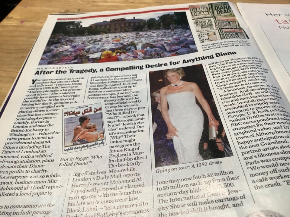 Princess Diana magazines Newsweek September 15th, 1997 Farewell Diana ...