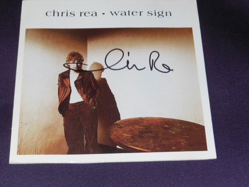 CHRIS REA / CD signé / WATER SIGN / 10 TITRES | eBay