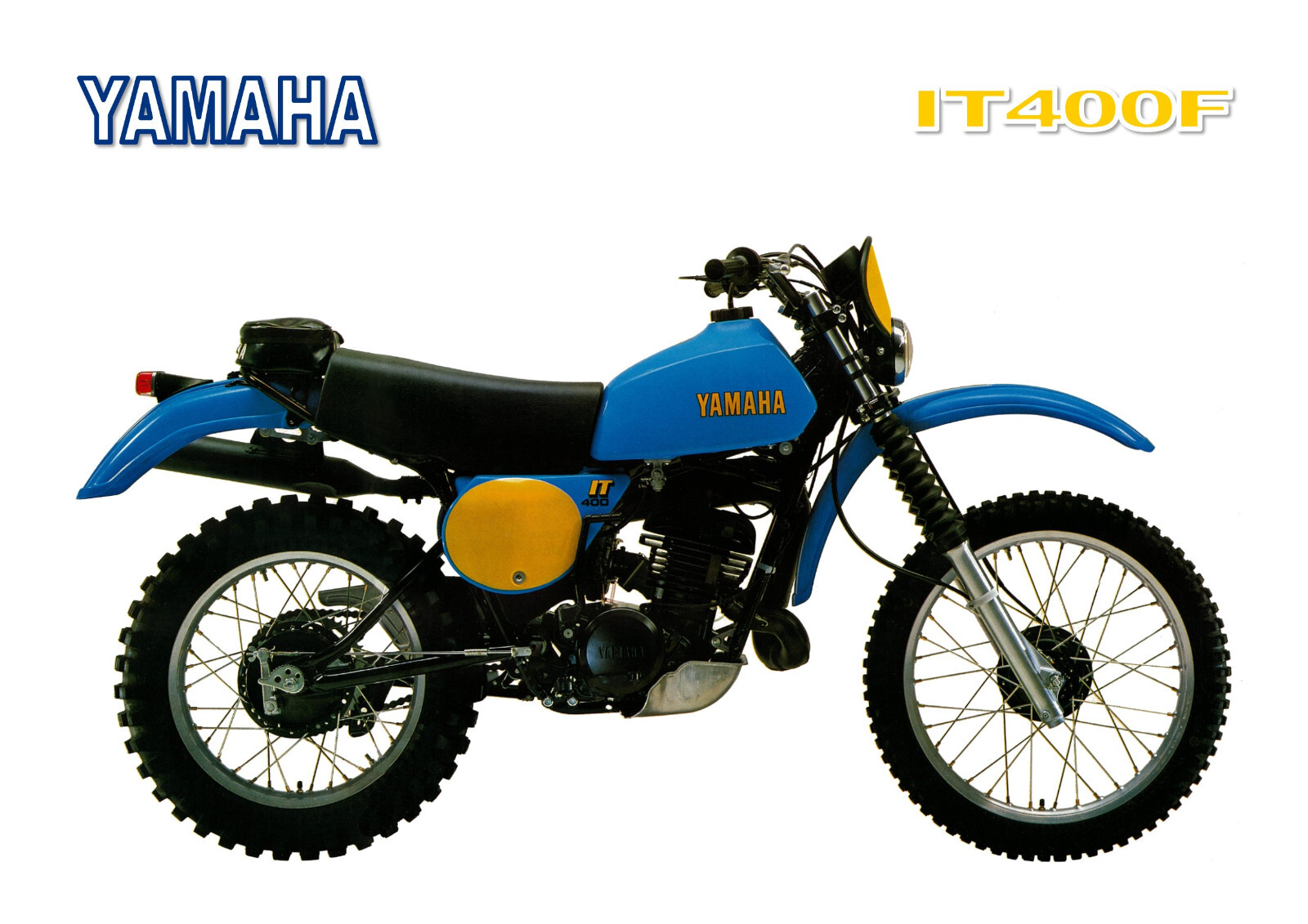 YAMAHA Poster IT400 F 1979 IT400F Enduro Suitable to Frame | eBay