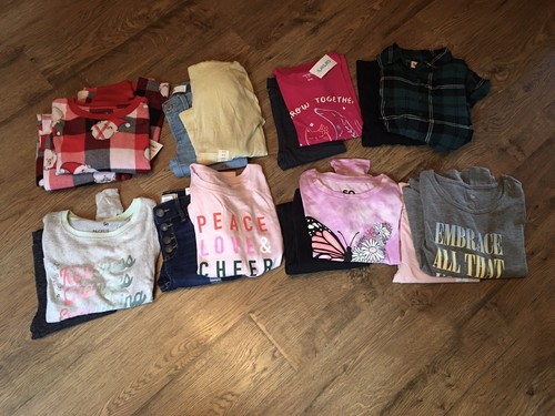 NWT~Girls size 7 Clothes Lot~Fall / Winter Outfits~Lot of 16 Pcs~Carter ...