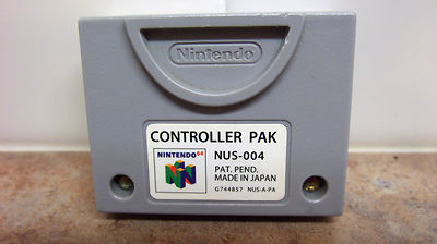 OEM N64 Original Nintendo 64 Controller Pak Memory Card NUS-004 | eBay
