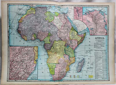 Pre-1900 - Map Of Colonial Africa