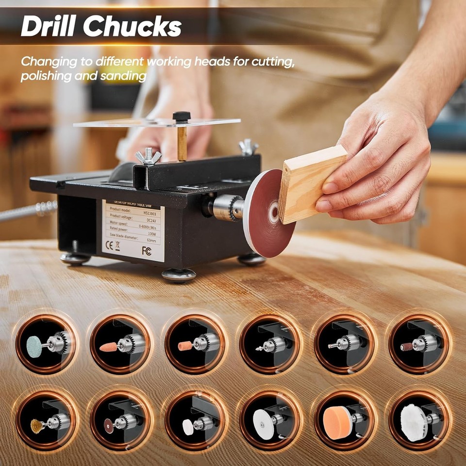 Saker Mini Multi-Functional Table Saw,Mini Saws for Black | eBay