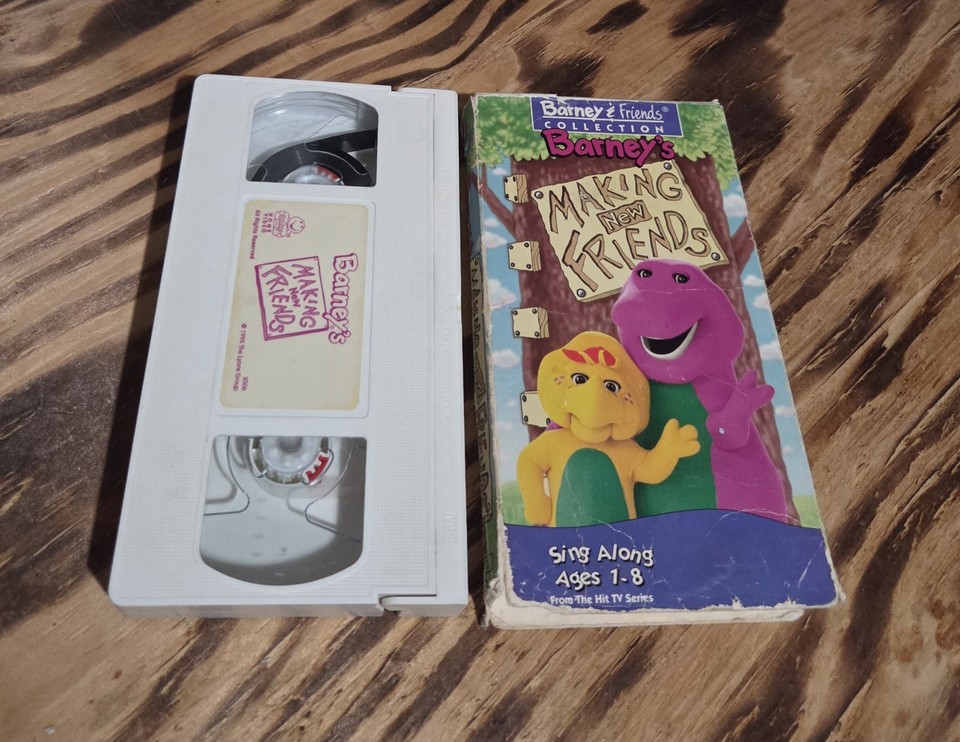 Barney & Friends Sing Along- Barneys Making New Friends (VHS, 1995 ...