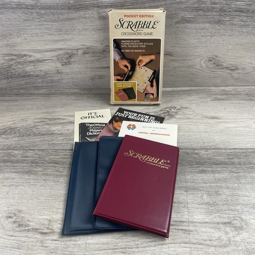 Scrabble Crossword Game Pocket Edition Vintage 1978 in original box New ...