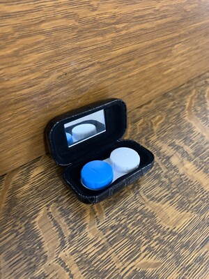 Black Contact Case Fake Scales Small Fancy | eBay