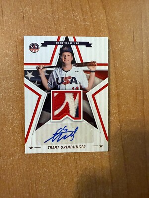 2025 Panini Stars & Stripes - Trent Grindlinger - 18U USA Patch Relic ...