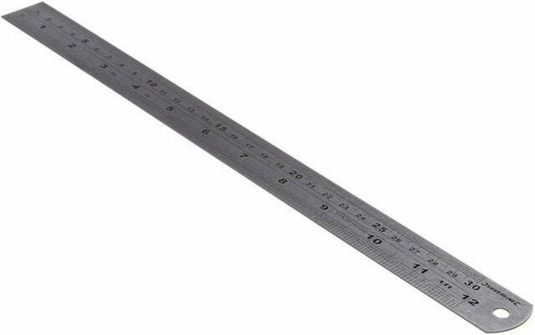 Silverline MT66 Steel Rule 300 mm for sale online | eBay